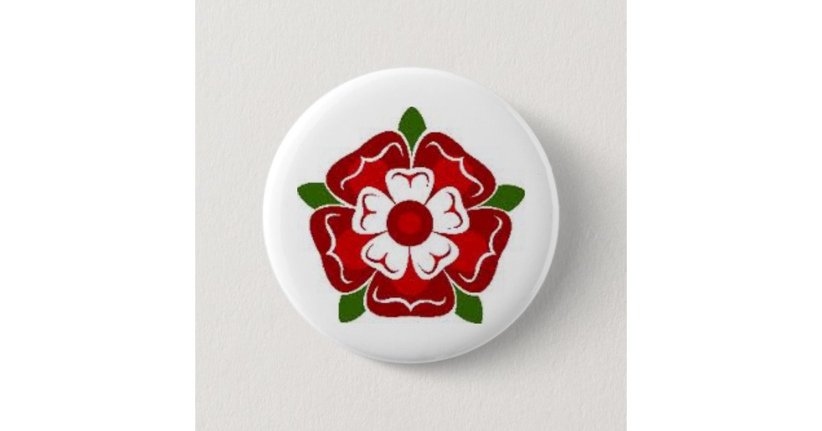 Tudor Rose Button | Zazzle