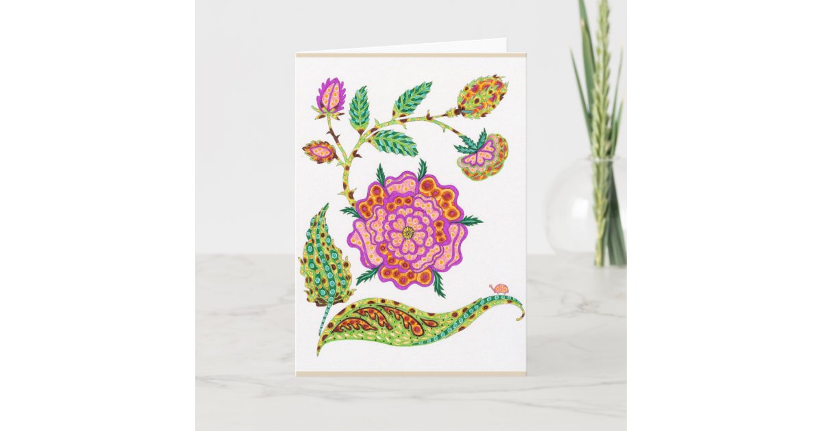 Tudor Rose Card | Zazzle