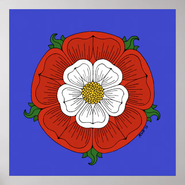 Tudor Rose Poster | Zazzle