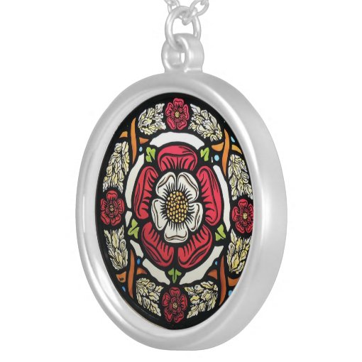Tudor roses necklace | Zazzle