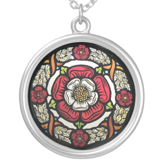 Tudor roses necklace | Zazzle.com