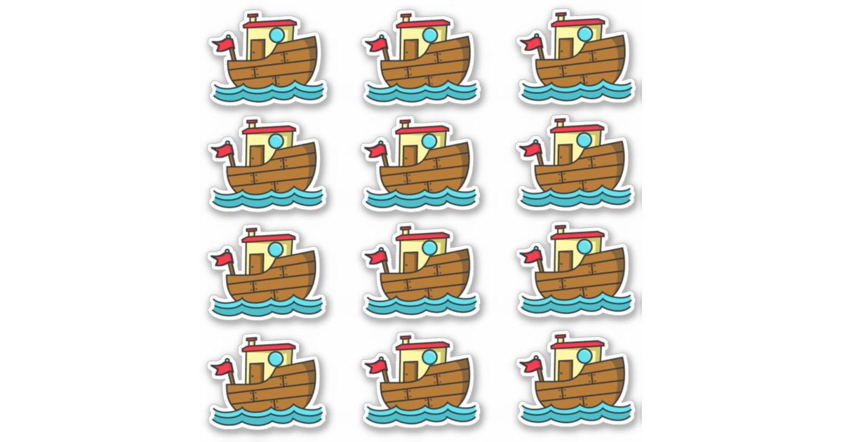 Tugboat Cute Sticker | Zazzle