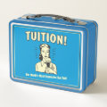 Tuition: Most Expensive Bar Tab Metal Lunch Box | Zazzle