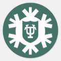 Tulane University Shield Emblem Classic Round Sticker | Zazzle