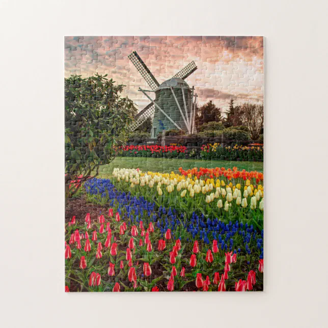 Tulip Festival Jigsaw Puzzle | Zazzle