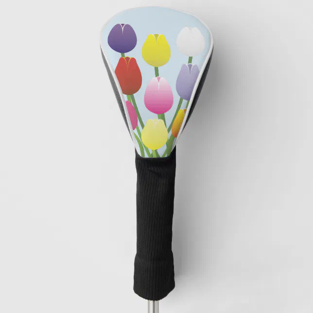Tulip Flower Golf Head Cover | Zazzle