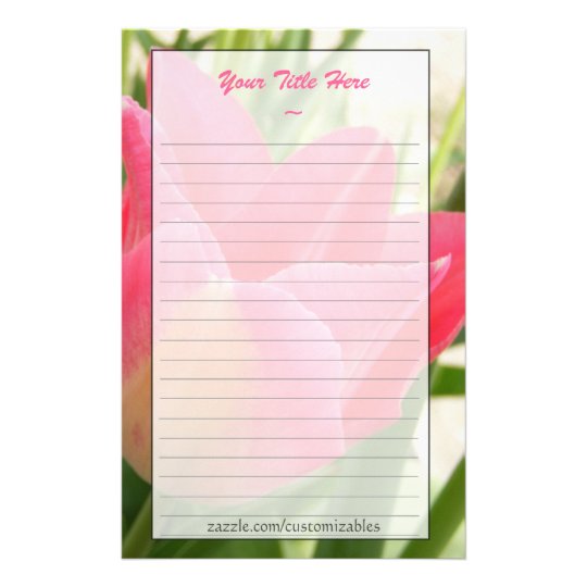 Tulip Stationery | Zazzle.com