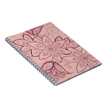 Tulip Tattoo Notebook (Rose) | Zazzle