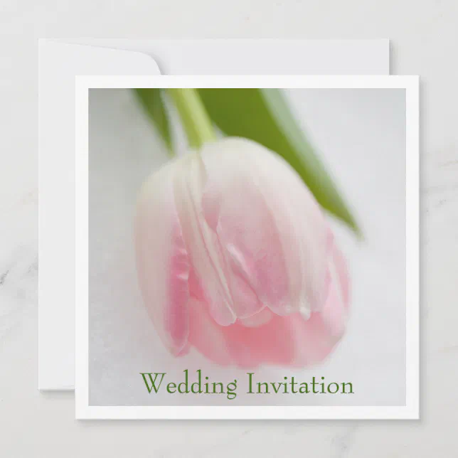 Tulip Wedding Invitation | Zazzle