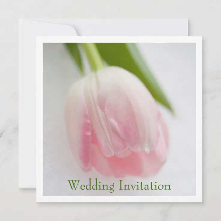 Tulip Wedding Invitation | Zazzle