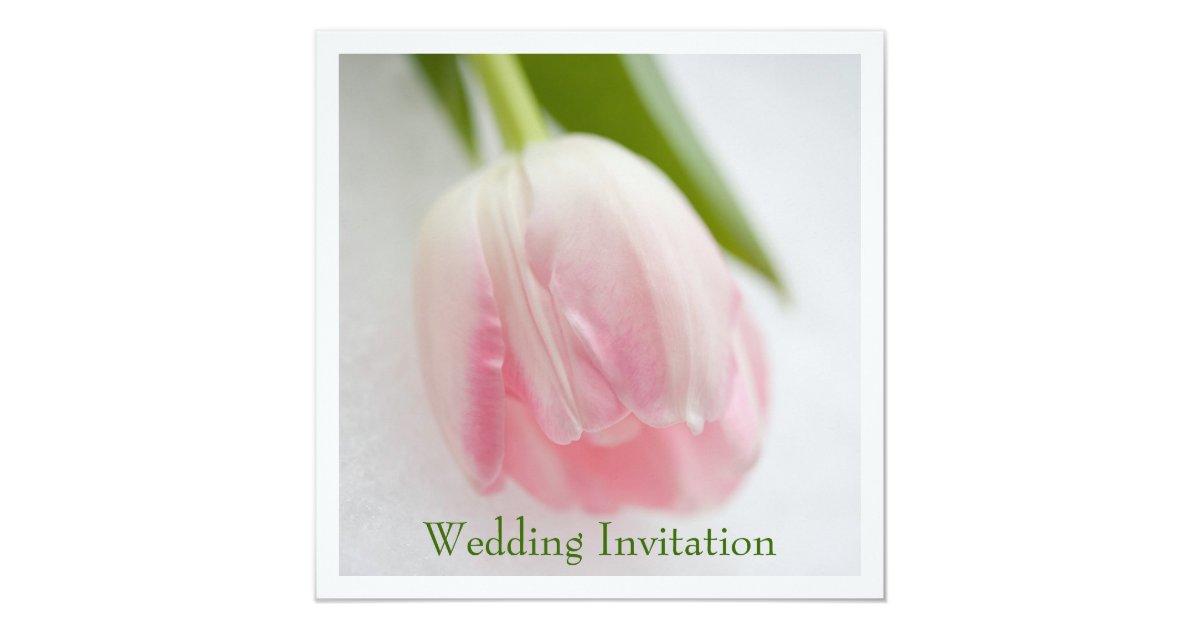 Tulip Wedding Invitation | Zazzle.com