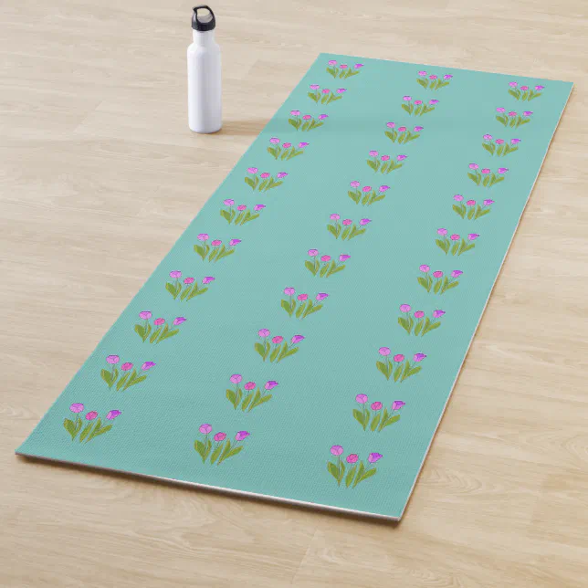 Tulips Grow Yoga Mat | Zazzle