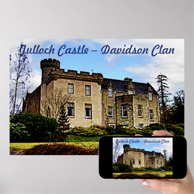 Tulloch Castle – Davidson Clan Poster | Zazzle