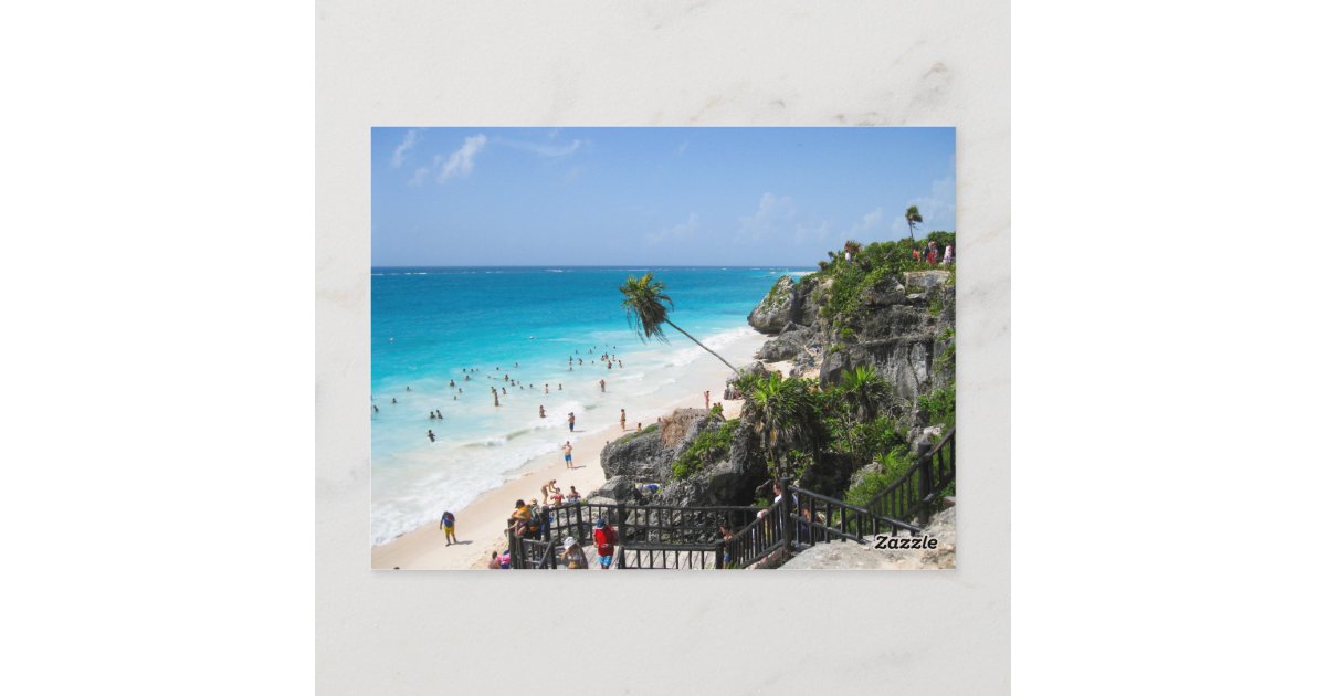 Tulum Beach Mexico Postcard | Zazzle