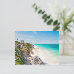 Tulum Beach Postcard | Zazzle