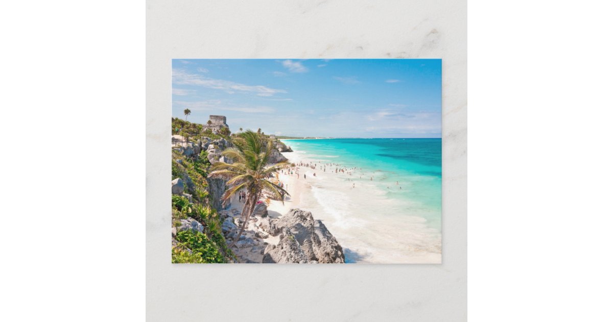 Tulum Beach Postcard | Zazzle