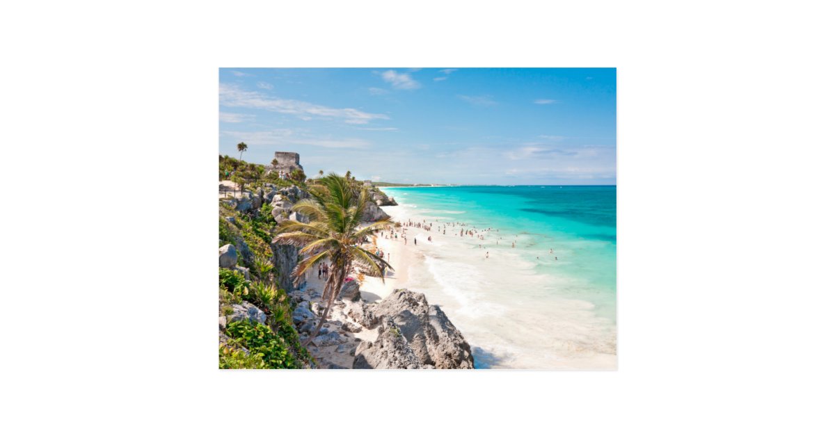 Tulum Beach Postcard | Zazzle.com