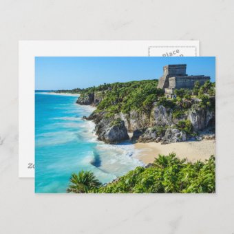 Tulum Mayan Ruins Postcard | Zazzle