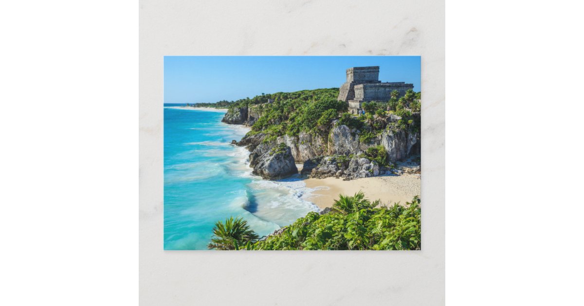 Tulum Mayan Ruins Postcard | Zazzle