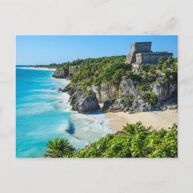 Tulum Mayan Ruins Postcard | Zazzle