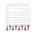 Tumbling Gymnastics Acro Dance Coach To Do List Notepad | Zazzle