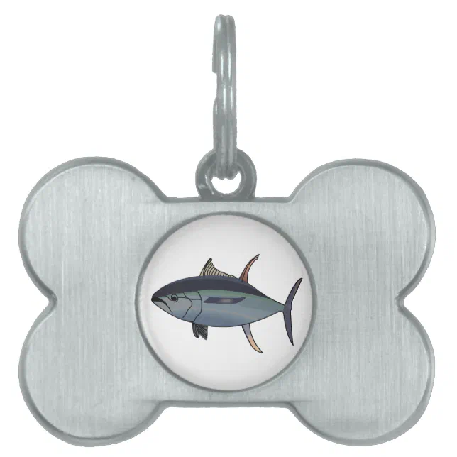 TUNA FISH PET TAG | Zazzle