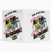 Tune In Next Week Graphic 3 Ring Binder | Zazzle
