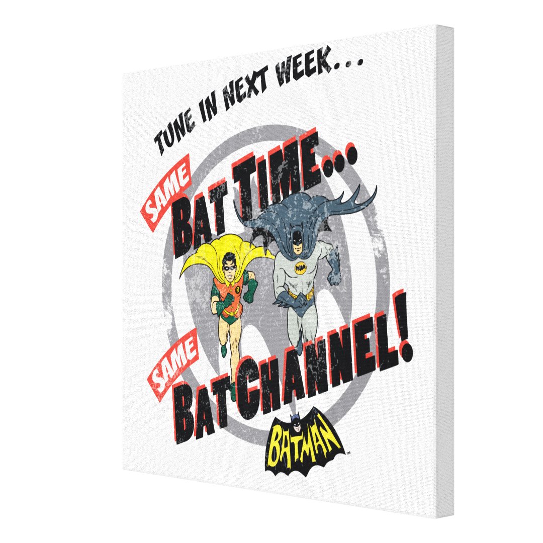 Tune In Next Week Graphic Canvas Print | Zazzle