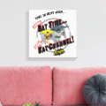 Tune In Next Week Graphic Canvas Print | Zazzle