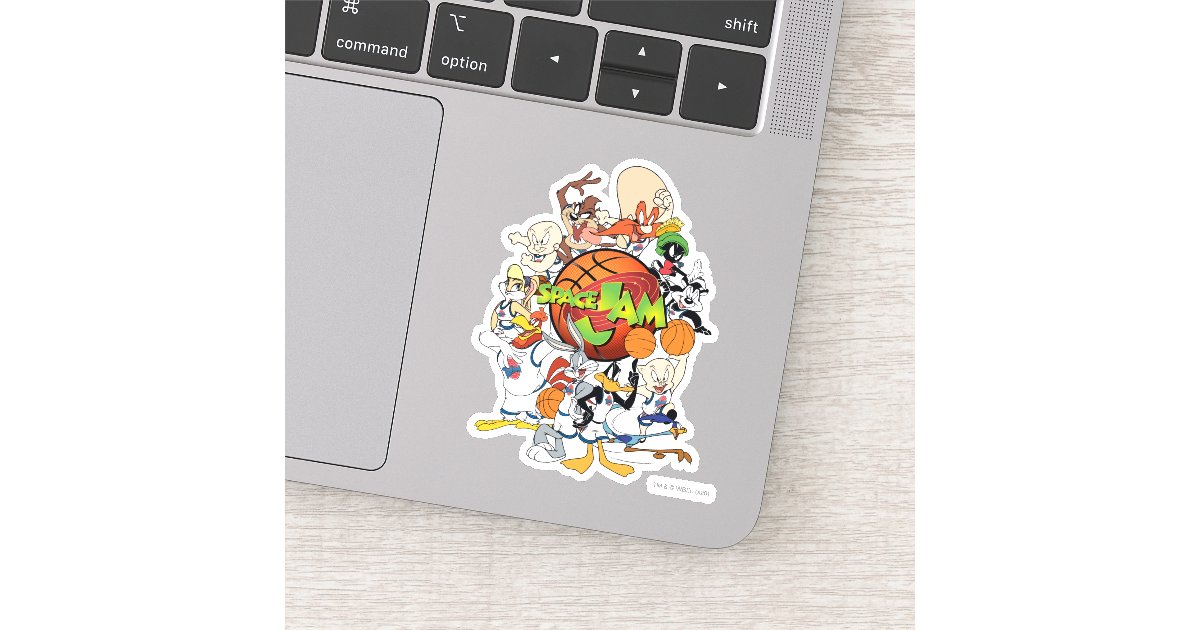TUNE SQUAD™ Group SPACE JAM™ Logo Sticker | Zazzle