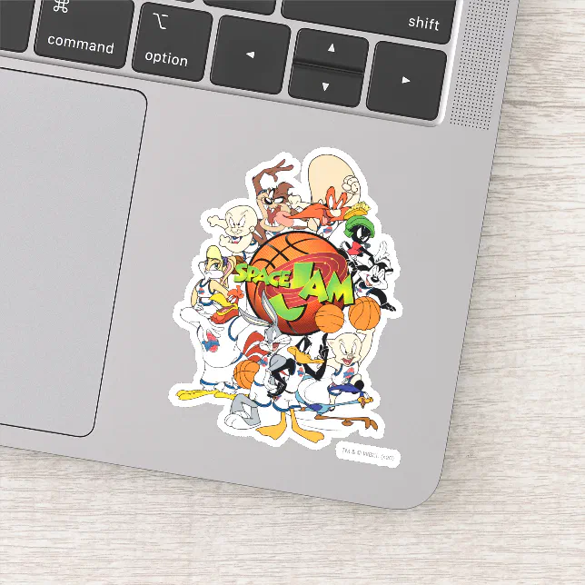 TUNE SQUAD™ Group SPACE JAM™ Logo Sticker | Zazzle