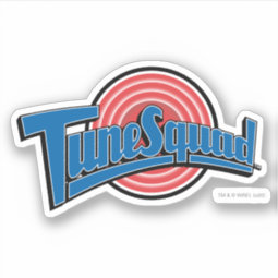 TUNE SQUAD™ Uniform Logo Sticker | Zazzle