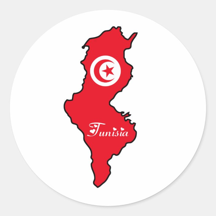 Tunisia Sticker | Zazzle.com