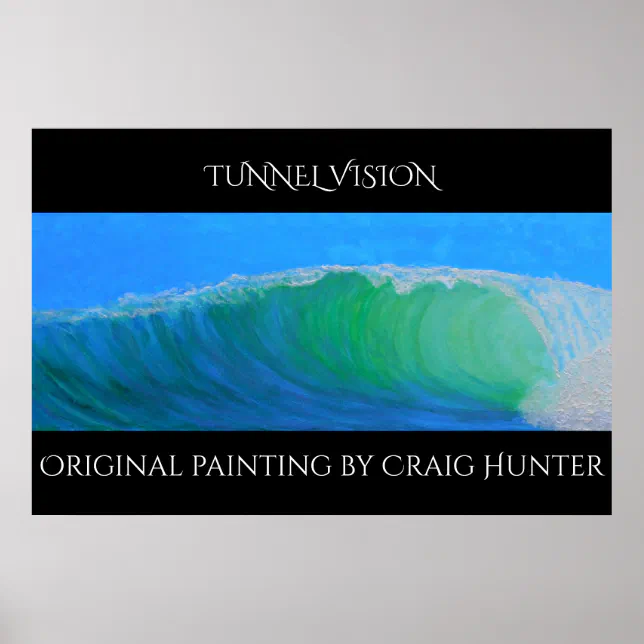 Tunnel vision poster | Zazzle