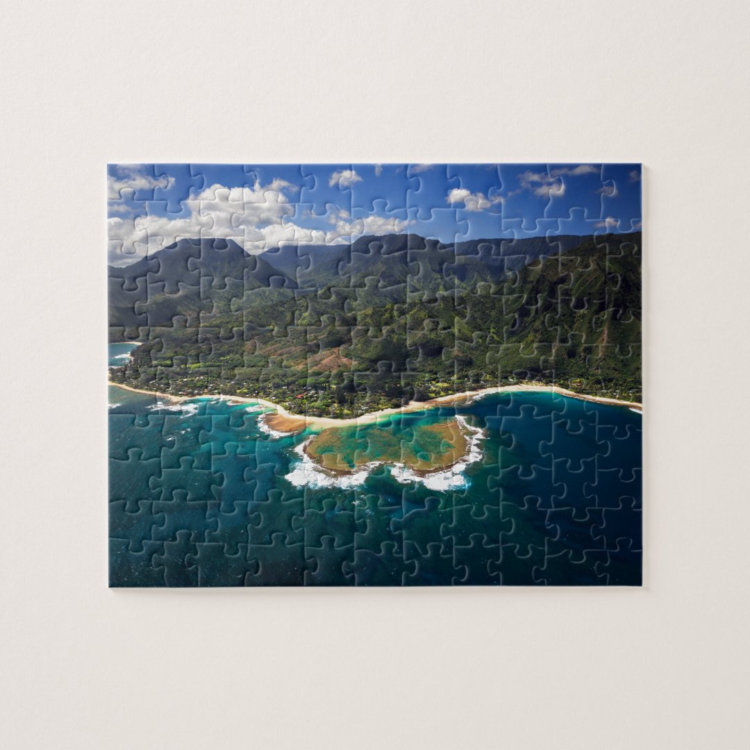 Tunnels Reef on the Hawaiian Island of Kauai Jigsaw Puzzle | Zazzle