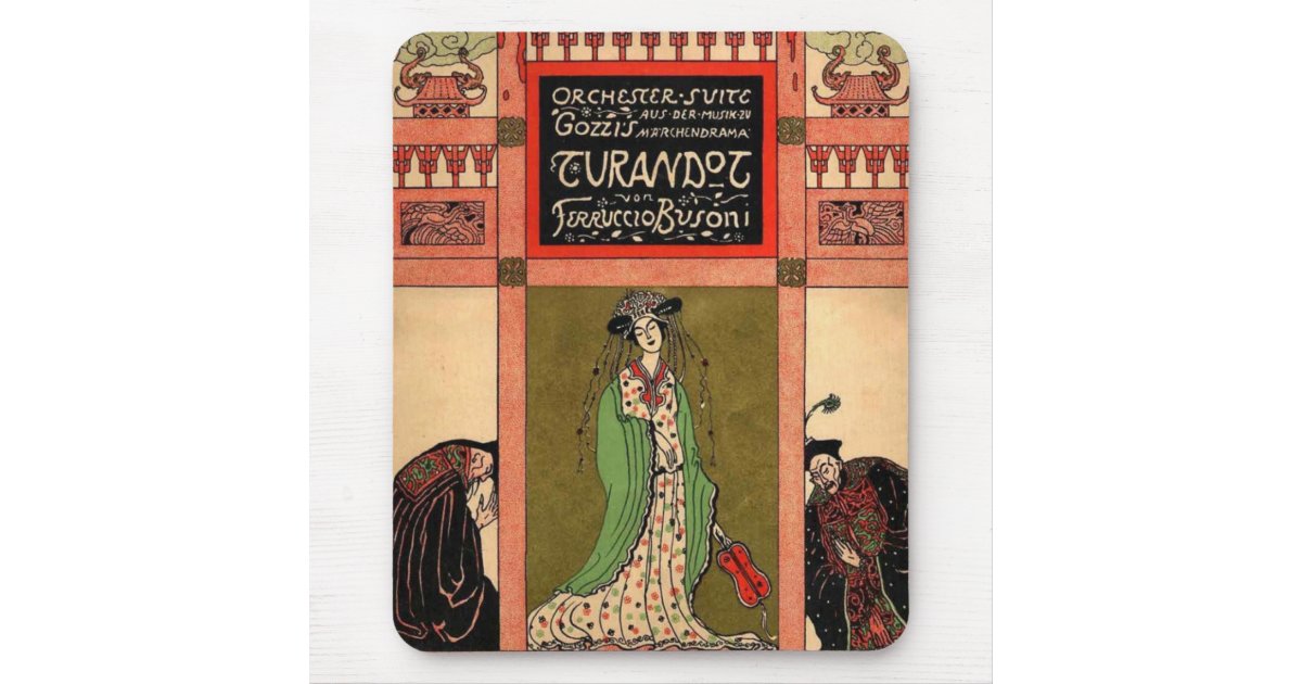 Turandot, a Puccini Opera Mouse Pad | Zazzle