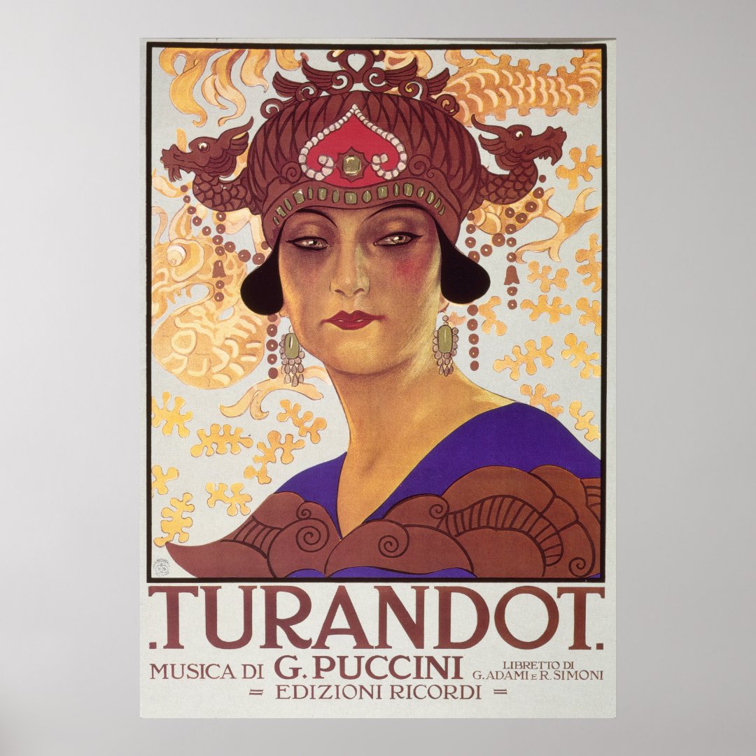 Turandot Opera Poster | Zazzle
