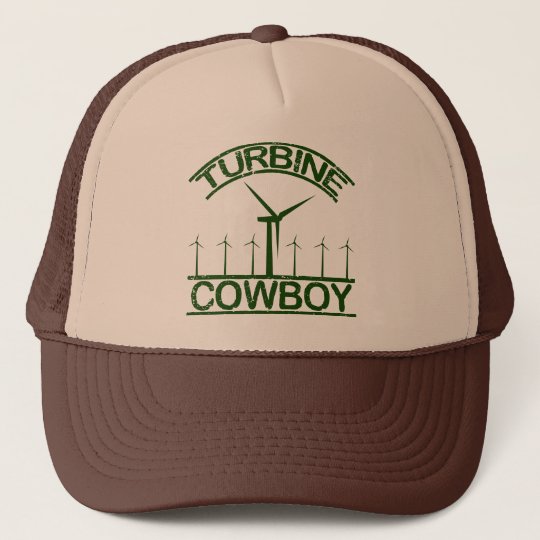 Turbine Cowboy Trucker Hat | Zazzle.com