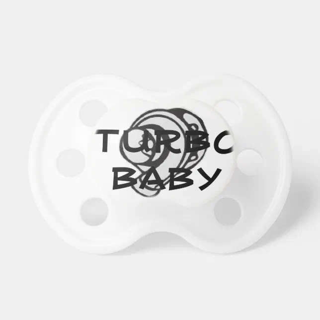 TURBO BABY PACIFIER | Zazzle