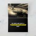 Turbocharge Street Racing Birthday Card | Zazzle