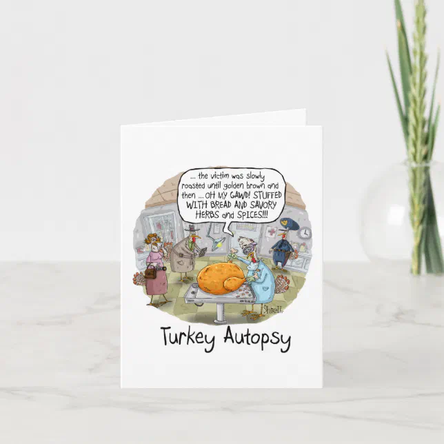 Turkey Autopsy Card | Zazzle