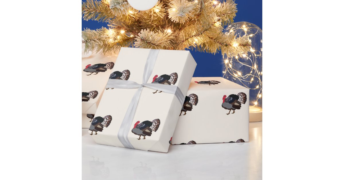 Turkey Bird Turkey Wrapping Paper | Zazzle
