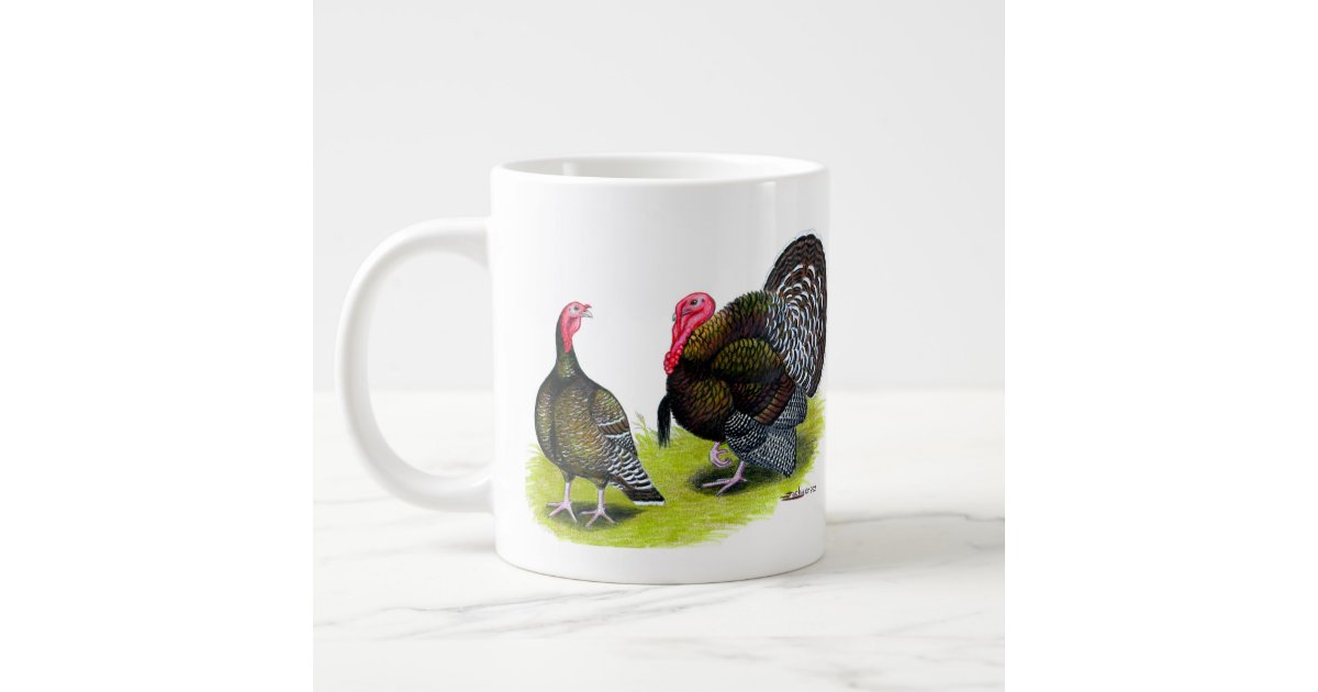 Turkey Broad Breasted Bronze Giant Coffee Mug | Zazzle