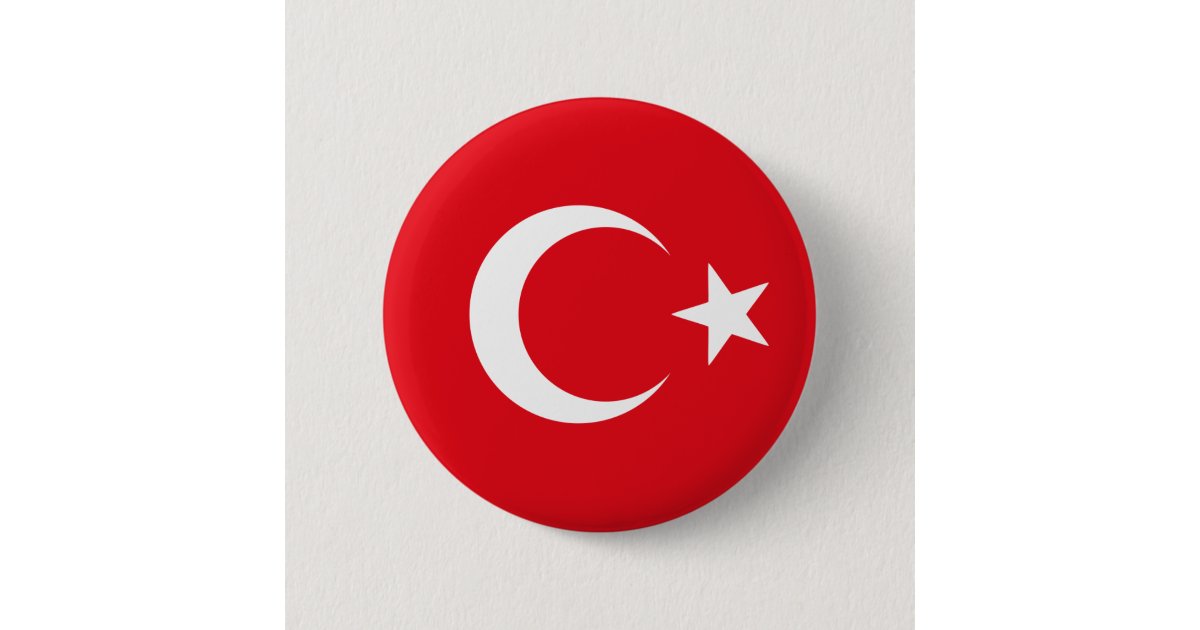 turkey flag button | Zazzle
