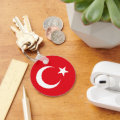 Turkey Flag Keychain | Zazzle
