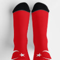 Turkey Flag of Fun Turk National Pride Patriotic Socks | Zazzle