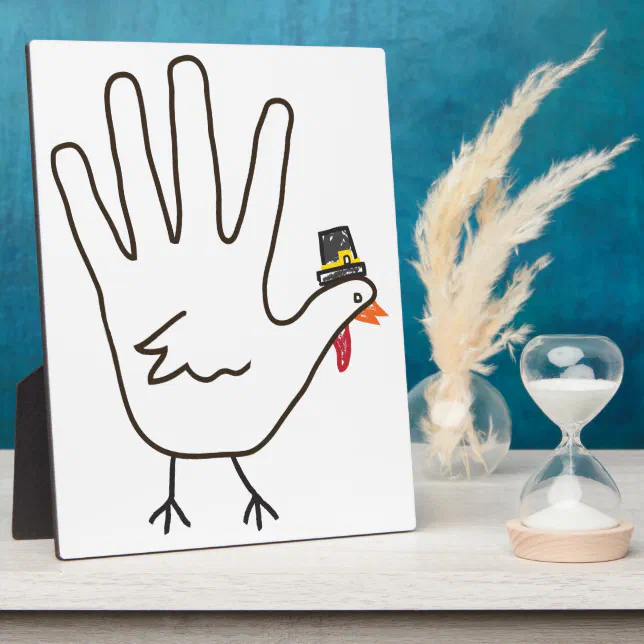 turkey hand plaque | Zazzle