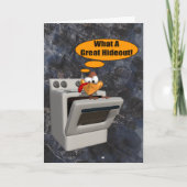 Turkey In Hiding Thanksgiving Card | Zazzle