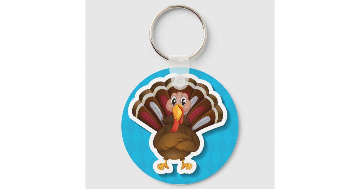 Turkey Keychain | Zazzle