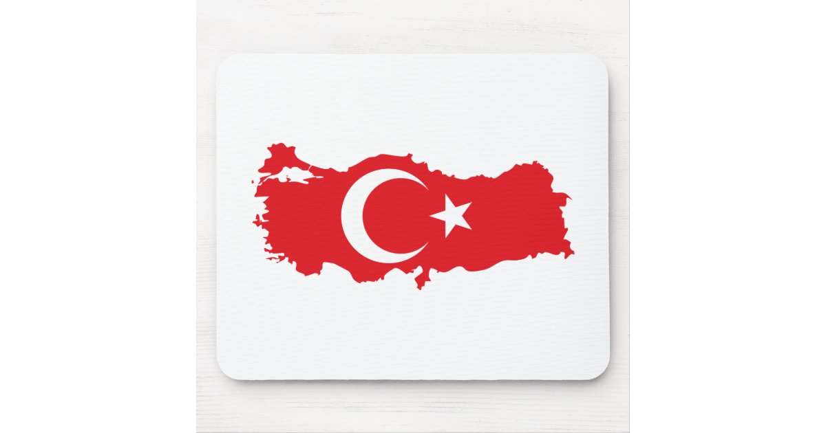 TURKEY MAP MOUSE PAD | Zazzle